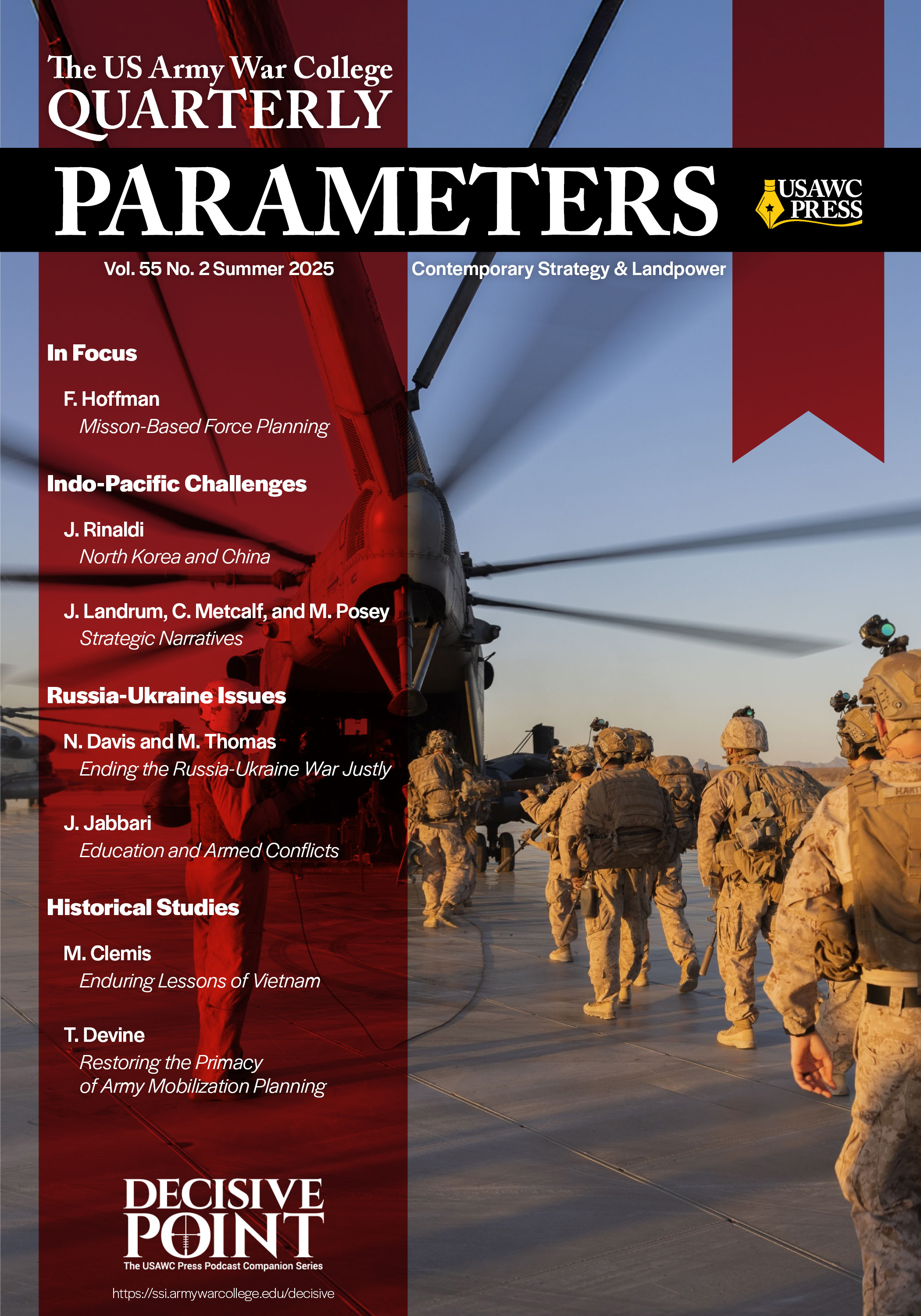 Parameters | Summer 2025 > US Army War College - Publications > Display