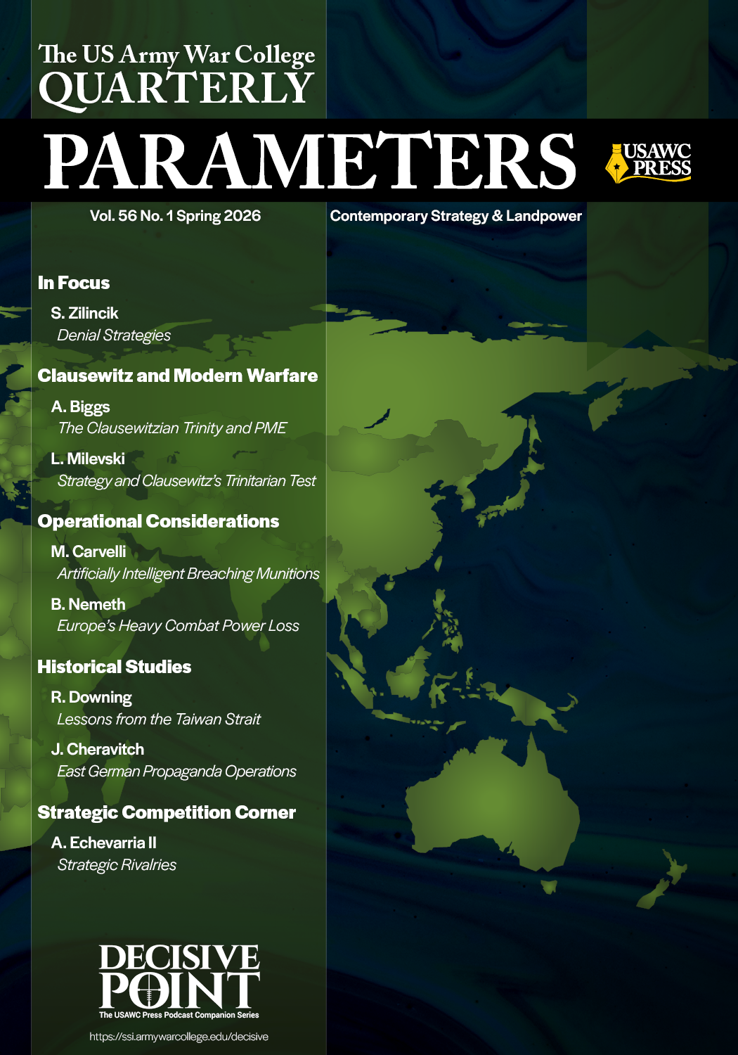 US Army War College - Publications > USAWC Press > Parameters